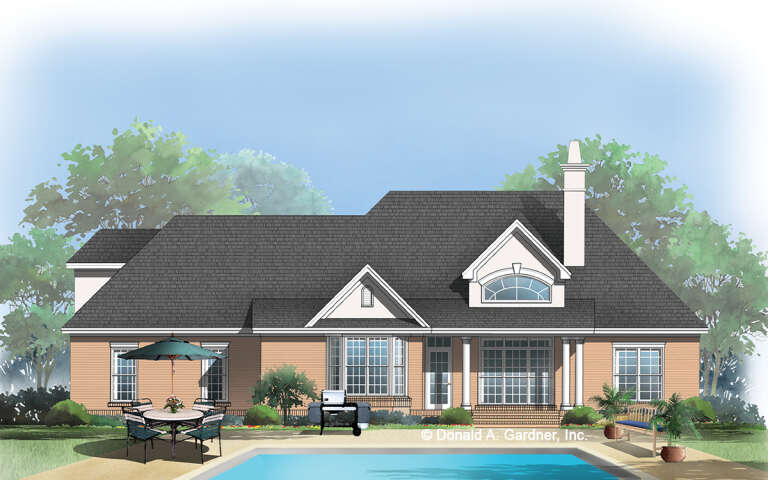 Traditional Plan - 1,488 Square Feet, 3 Bedrooms, 2 Bathrooms | Floor ...