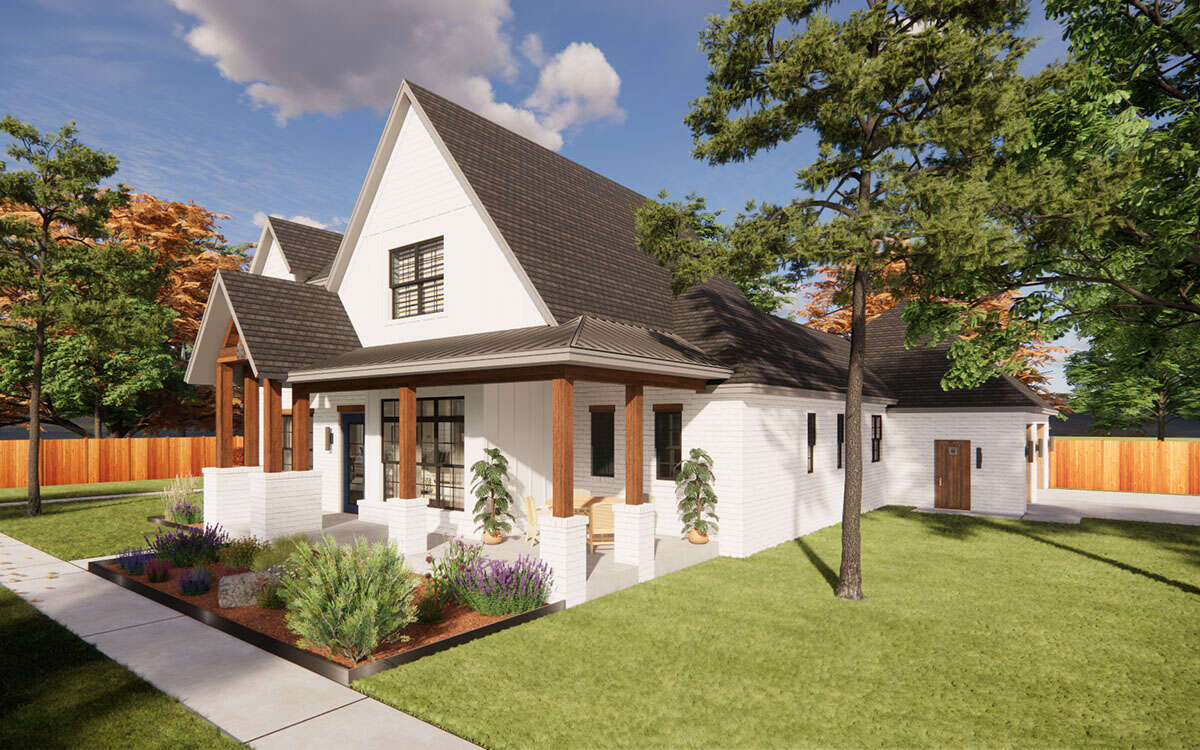 Modern Farmhouse Plan - 2,557 Square Feet, 3 Bedrooms, 2.5 Bathrooms | Floor Plan #7071-00009 ...