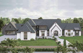 Modern Transitional Plan - 4,774 Square Feet, 5 Bedrooms, 4.5 Bathrooms ...