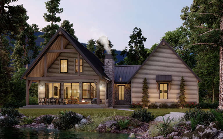 Cottage Plan - 1,662 Square Feet, 2-3 Bedrooms, 2.5 Bathrooms | Floor ...
