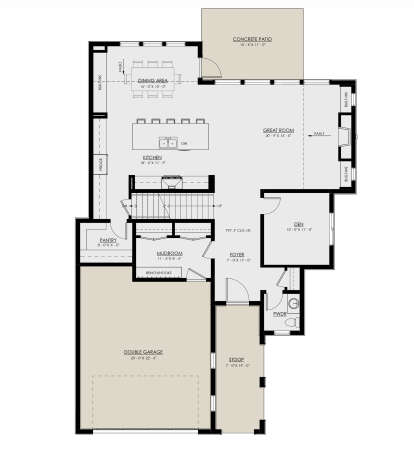 Craftsman Plan - 2,678 Square Feet, 4 Bedrooms, 2.5 Bathrooms | Floor ...