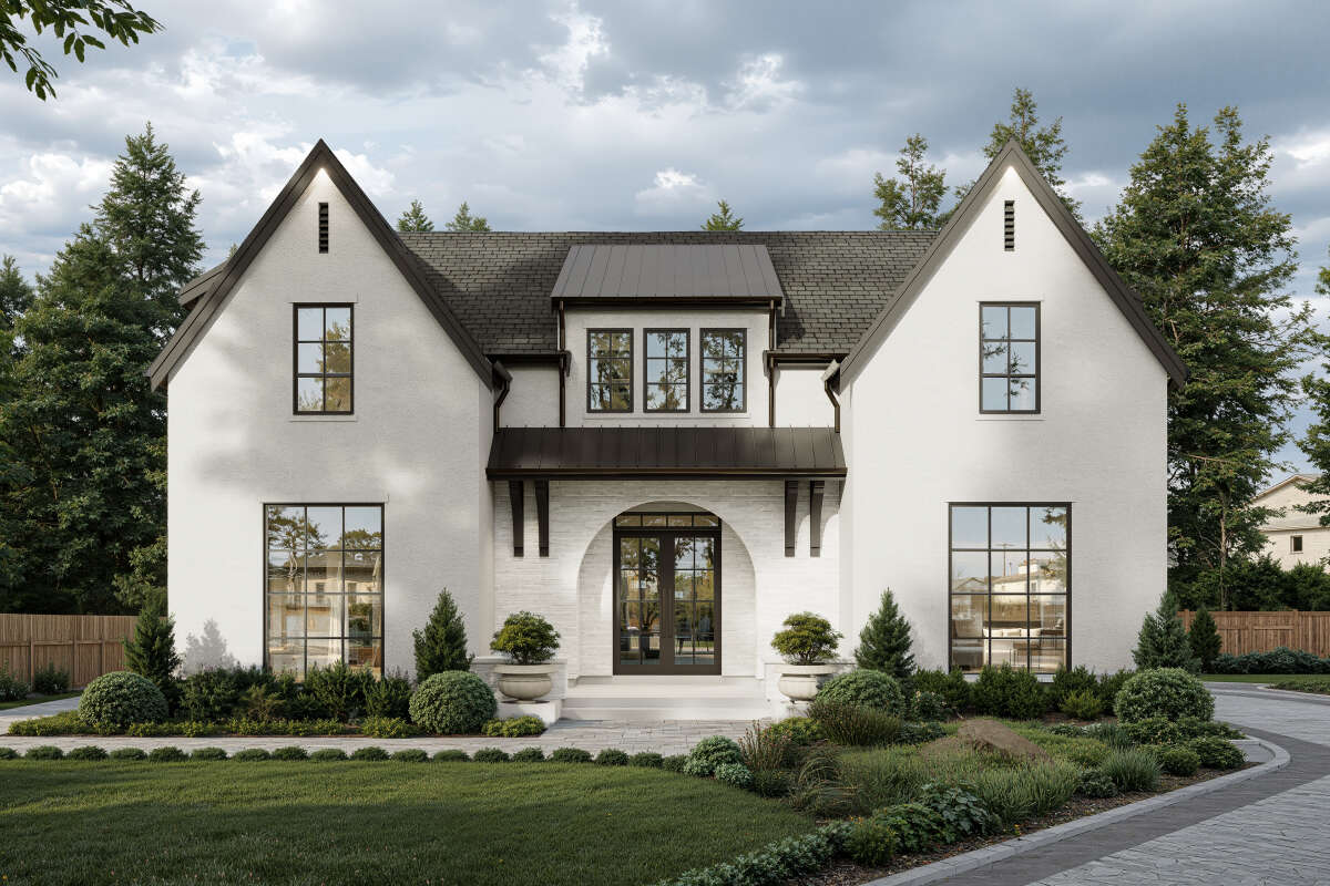 Modern Transitional Plan - 3,362 Square Feet, 4 Bedrooms, 3.5 Bathrooms ...