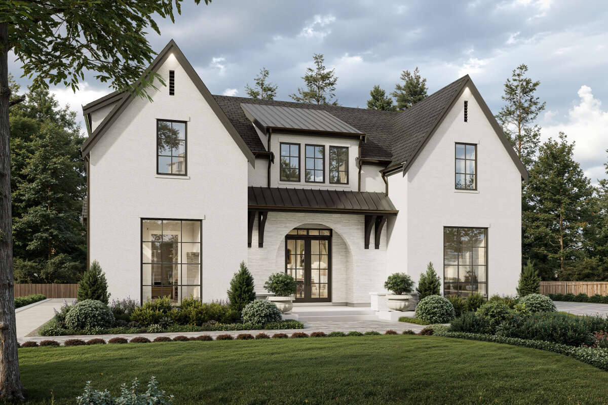 Modern Transitional Plan - 3,362 Square Feet, 4 Bedrooms, 3.5 Bathrooms ...