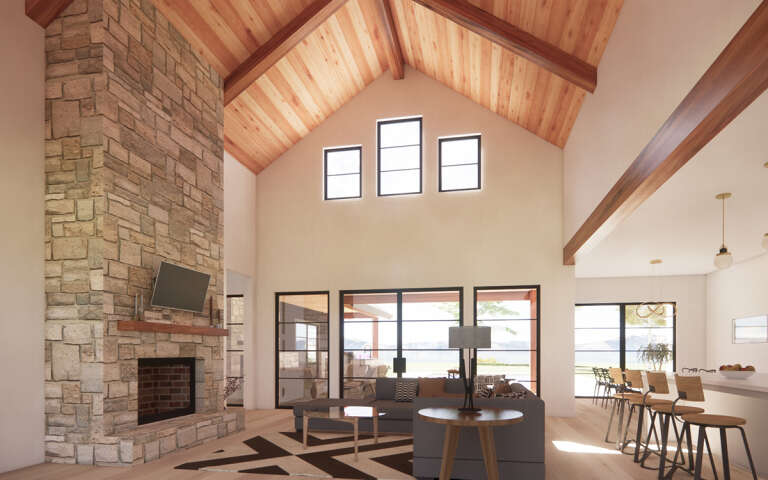 Modern Transitional Plan - 3,564 Square Feet, 4 Bedrooms, 4.5 Bathrooms ...