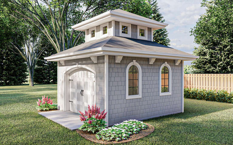 Traditional Workshop Plan - 196 Square Feet | Floor Plan #963-00921 ...