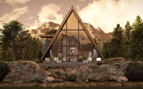 A Frame Plan - 2,073 Square Feet, 3 Bedrooms, 2 Bathrooms | Floor Plan ...