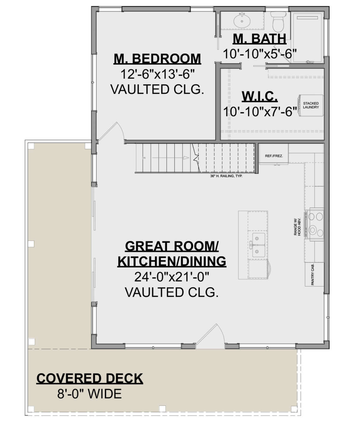 Modern Plan - 1,420 Square Feet, 2 Bedrooms, 2 Bathrooms | Floor Plan ...