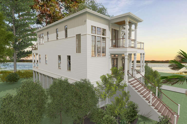 Coastal Plan - 3,089 Square Feet, 4 Bedrooms, 3.5 Bathrooms | Floor ...