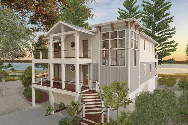 Coastal Plan - 2,797 Square Feet, 4 Bedrooms, 4 Bathrooms | Floor Plan ...