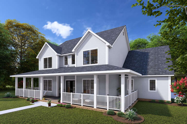 Country Plan - 2,133 Square Feet, 4 Bedrooms, 3 Bathrooms | Floor Plan ...