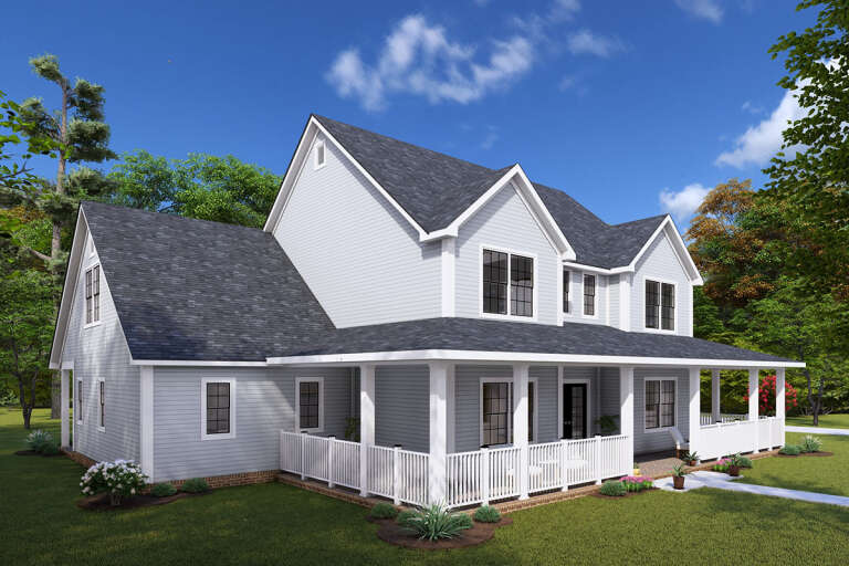 Country Plan - 2,133 Square Feet, 4 Bedrooms, 3 Bathrooms | Floor Plan ...