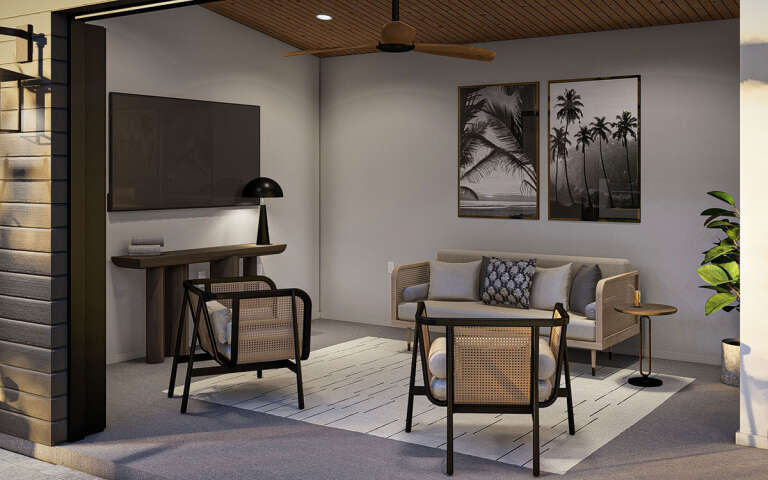 Modern Pool House Plan - 345 Square Feet, 1 Bathroom | Floor Plan #963 ...