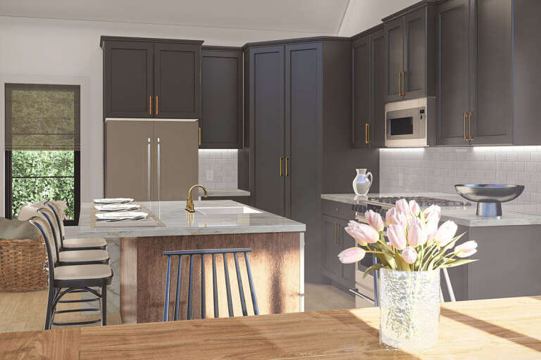 Cottage Plan - 843 Square Feet, 1 Bedroom, 1 Bathroom | Floor Plan #963 ...