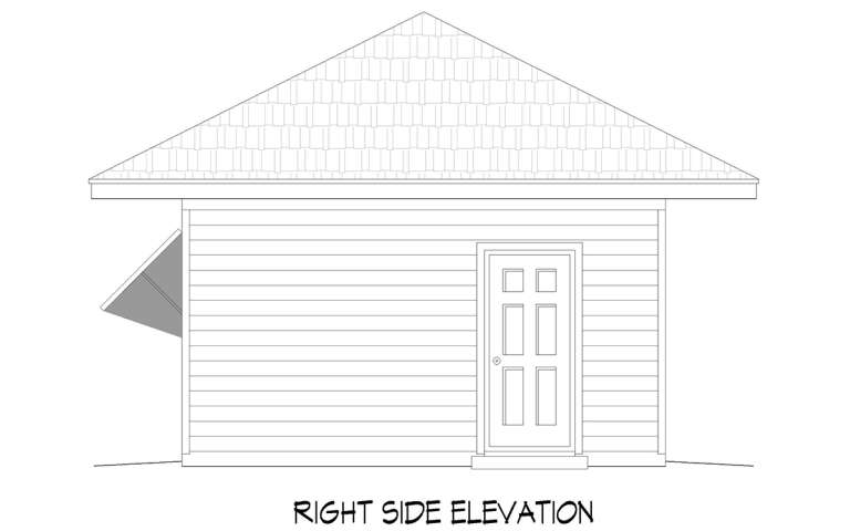 Traditional Pool House Plan - 150 Square Feet, 1 Bathroom | Floor Plan ...