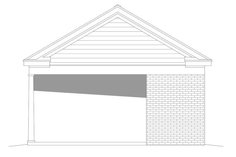 Traditional Pool House Plan - 150 Square Feet, 1 Bathroom | Floor Plan ...