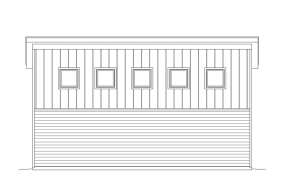 Modern 1 Car Garage Plan - 792 Square Feet | Floor Plan #940-01098 ...