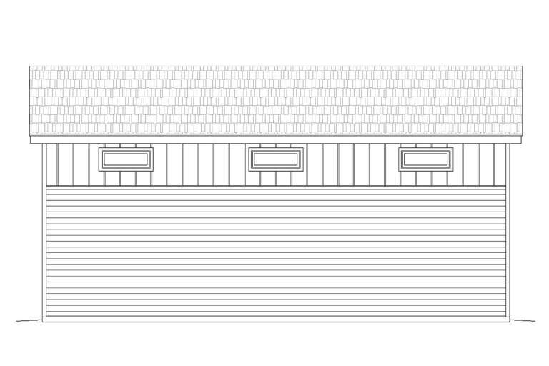 Modern 3 Car Garage Plan - 1,595 Square Feet | Floor Plan #940-01108 ...