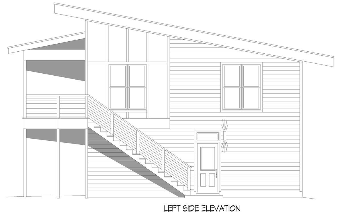 Modern Plan - 1,076 Square Feet, 2 Bedrooms, 2 Bathrooms | Floor Plan ...