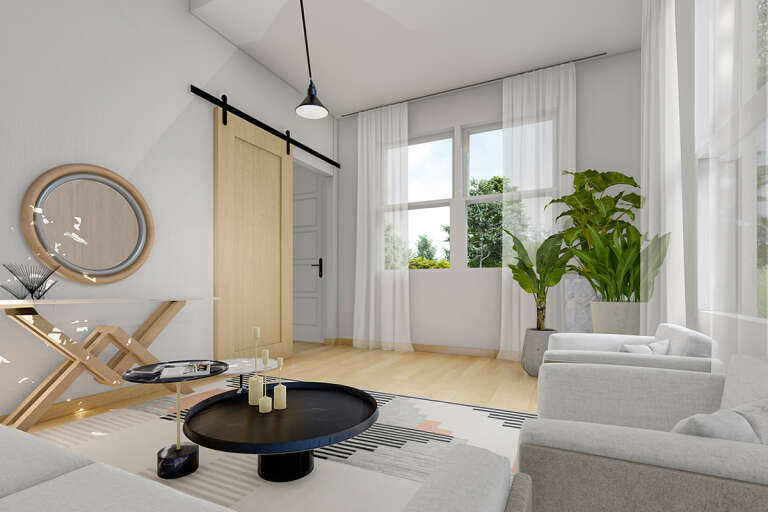 Contemporary Plan - 560 Square Feet, 1 Bedroom, 1 Bathroom | Floor Plan ...