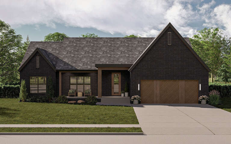 Craftsman Plan - 1,658 Square Feet, 3 Bedrooms, 2 Bathrooms | Floor ...