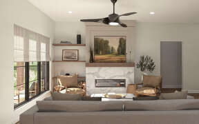 Craftsman Plan - 1,658 Square Feet, 3 Bedrooms, 2 Bathrooms | Floor ...