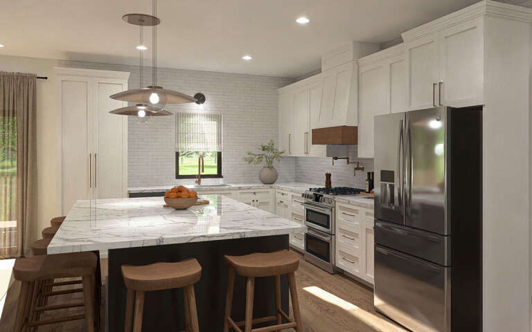 Craftsman Plan - 1,658 Square Feet, 3 Bedrooms, 2 Bathrooms | Floor ...