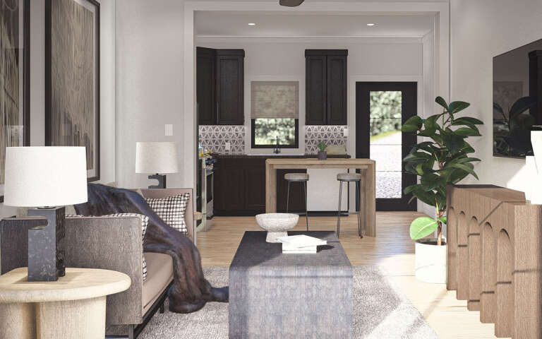 Contemporary Plan - 574 Square Feet, 1 Bedroom, 1 Bathroom | Floor Plan ...