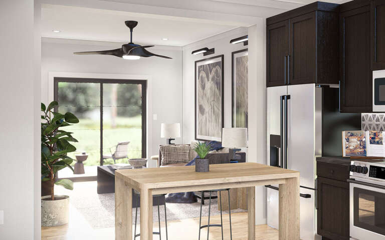 Contemporary Plan - 574 Square Feet, 1 Bedroom, 1 Bathroom | Floor Plan ...