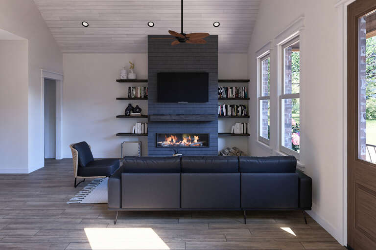 Modern Farmhouse Plan - 930 Square Feet, 1 Bedroom, 1 Bathroom | Floor ...