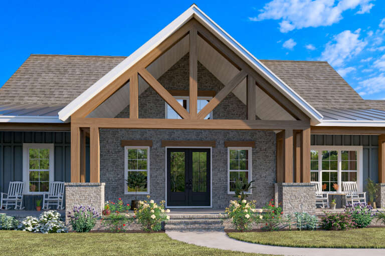 Modern Farmhouse Plan - 2,240 Square Feet, 3-4 Bedrooms, 2.5 Bathrooms | Floor Plan #009-00409 ...