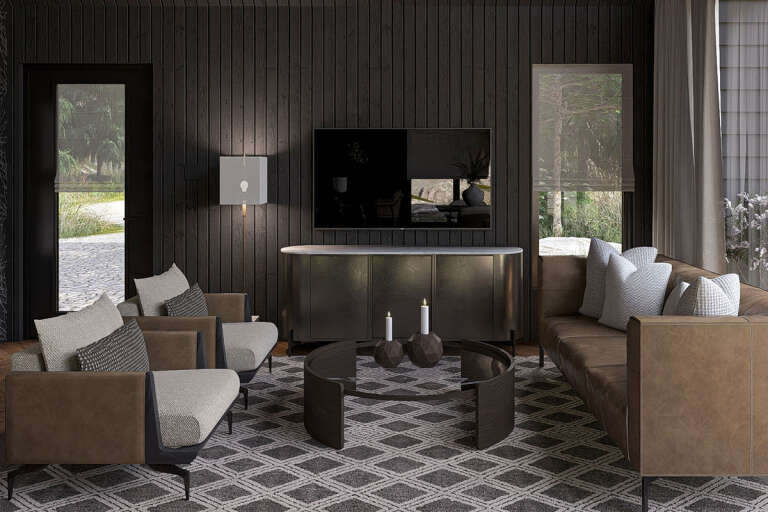 Modern Plan - 654 Square Feet, 1 Bedroom, 1 Bathroom | Floor Plan #963 ...