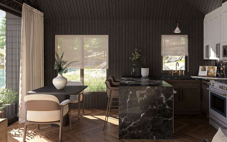 Modern Plan - 654 Square Feet, 1 Bedroom, 1 Bathroom | Floor Plan #963 ...