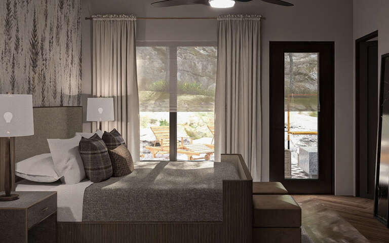 Modern Plan - 654 Square Feet, 1 Bedroom, 1 Bathroom | Floor Plan #963 ...