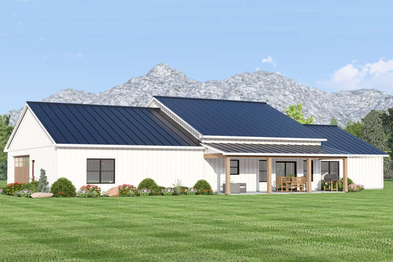 Modern Farmhouse Plan - 2,454 Square Feet, 3 Bedrooms, 2 Bathrooms ...