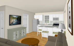 Cottage Plan - 510 Square Feet, 1 Bedroom, 1 Bathroom | Floor Plan ...