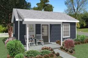 Cottage Plan - 450 Square Feet, 1 Bedroom, 1 Bathroom | Floor Plan ...