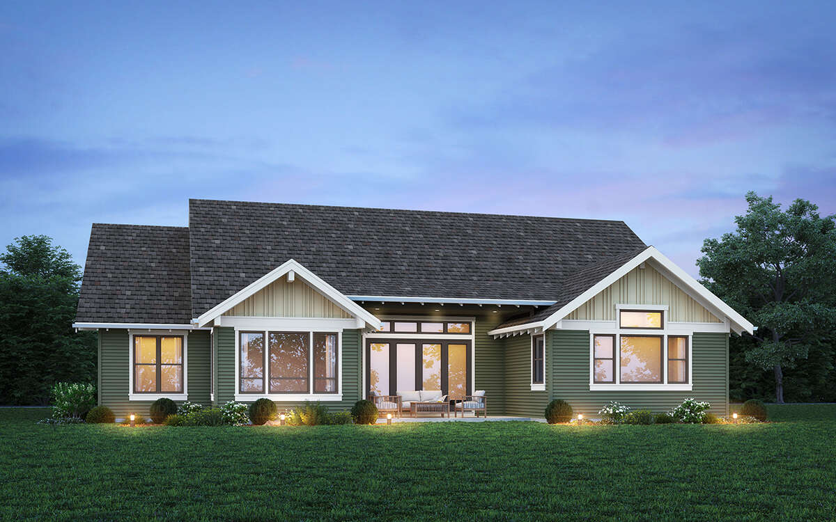 Craftsman Plan - 2,745 Square Feet, 3 Bedrooms, 3.5 Bathrooms | Floor ...