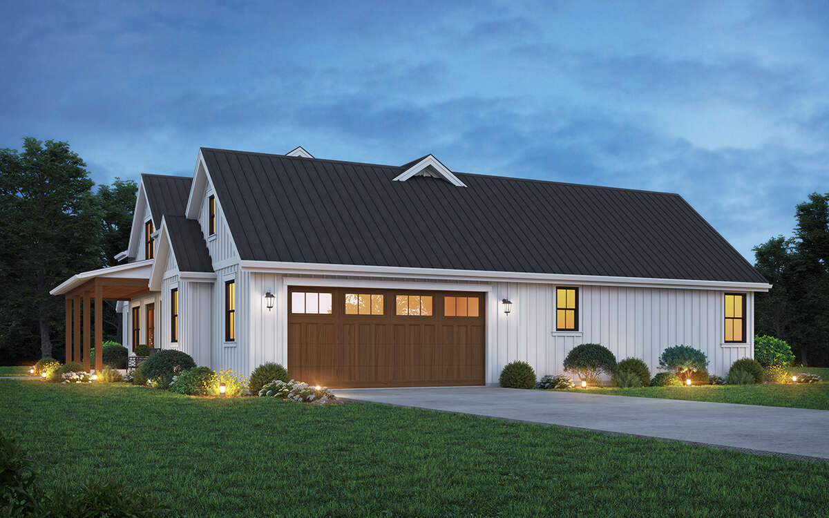 Modern Farmhouse Plan - 2,671 Square Feet, 3-4 Bedrooms, 2.5 Bathrooms ...