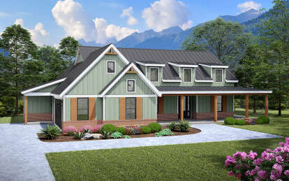 Modern Farmhouse Plan: 2,085 Square Feet, 3 Bedrooms, 2.5 Bathrooms ...