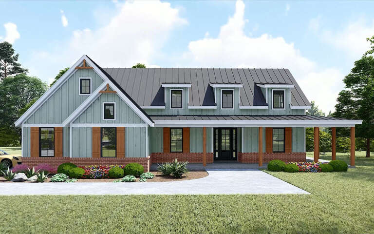 Modern Farmhouse Plan - 2,247 Square Feet, 3 Bedrooms, 2.5 Bathrooms ...