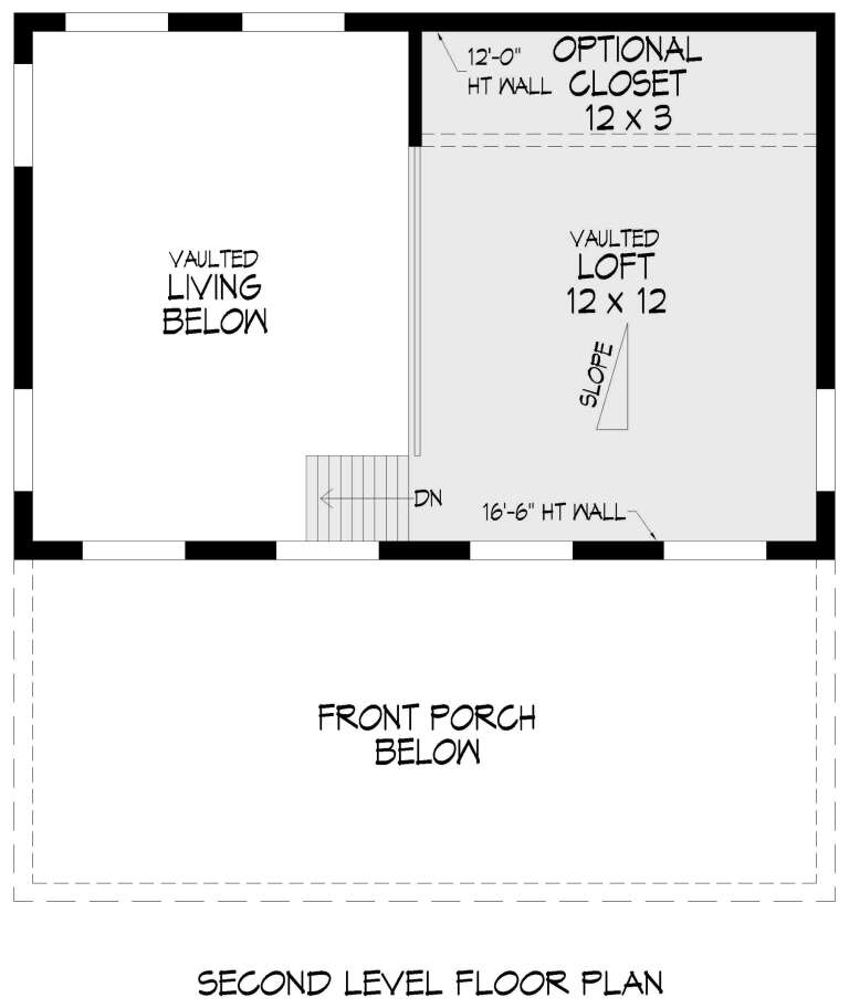 Modern Plan - 823 Square Feet, 1 Bedroom, 1 Bathroom | Floor Plan #940 ...
