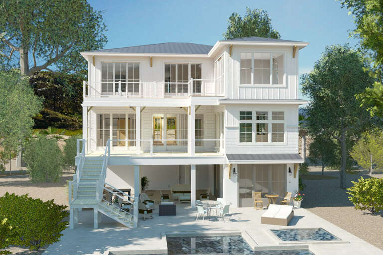 Coastal Plan - 3,121 Square Feet, 4 Bedrooms, 4.5 Bathrooms | Floor ...