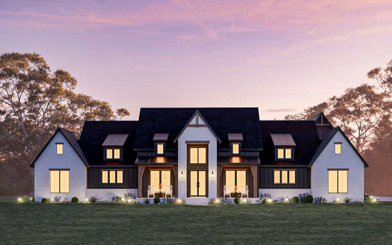 Modern Farmhouse Plan - 3,877 Square Feet, 4 Bedrooms, 3.5 Bathrooms | Floor Plan #4534-00133 ...