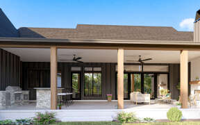 Modern Farmhouse Plan - 3,877 Square Feet, 4 Bedrooms, 3.5 Bathrooms | Floor Plan #4534-00133 ...