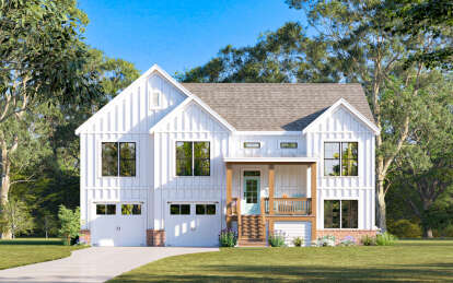 Modern Farmhouse Plan: 2,085 Square Feet, 3 Bedrooms, 2.5 Bathrooms ...