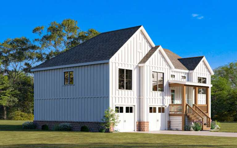 Modern Farmhouse Plan - 1,924 Square Feet, 3 Bedrooms, 2 Bathrooms ...