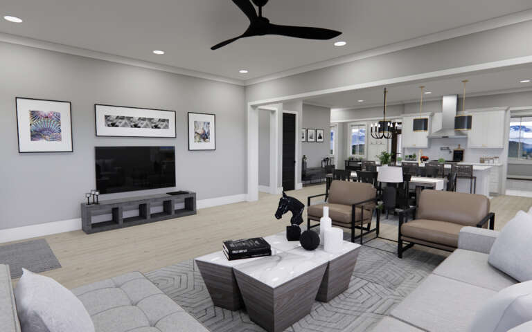 Modern Farmhouse Plan - 2,403 Square Feet, 3 Bedrooms, 3.5 Bathrooms ...