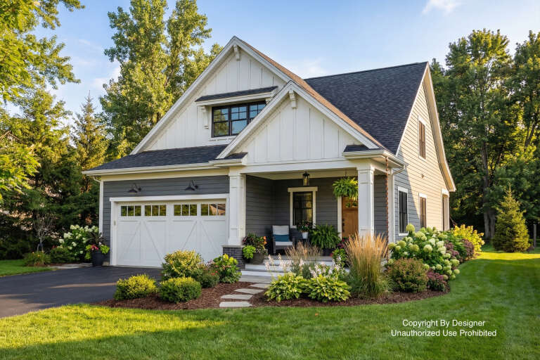 Modern Farmhouse Plan - 1,995 Square Feet, 3 Bedrooms, 3.5 Bathrooms ...