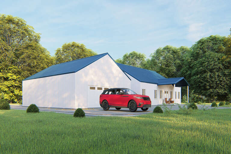 Barn Plan - 2,000 Square Feet, 3 Bedrooms, 2 Bathrooms | Floor Plan ...