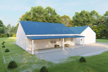 Barn Plan - 2,000 Square Feet, 3 Bedrooms, 2 Bathrooms | Floor Plan ...